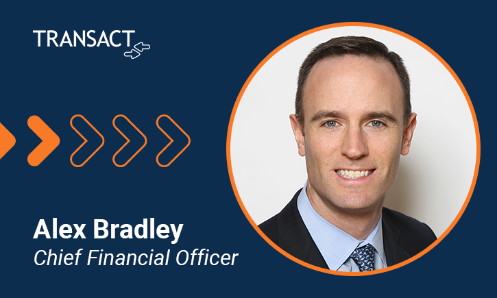 Transact Announces Alex Bradley as New Chief Financial Officer