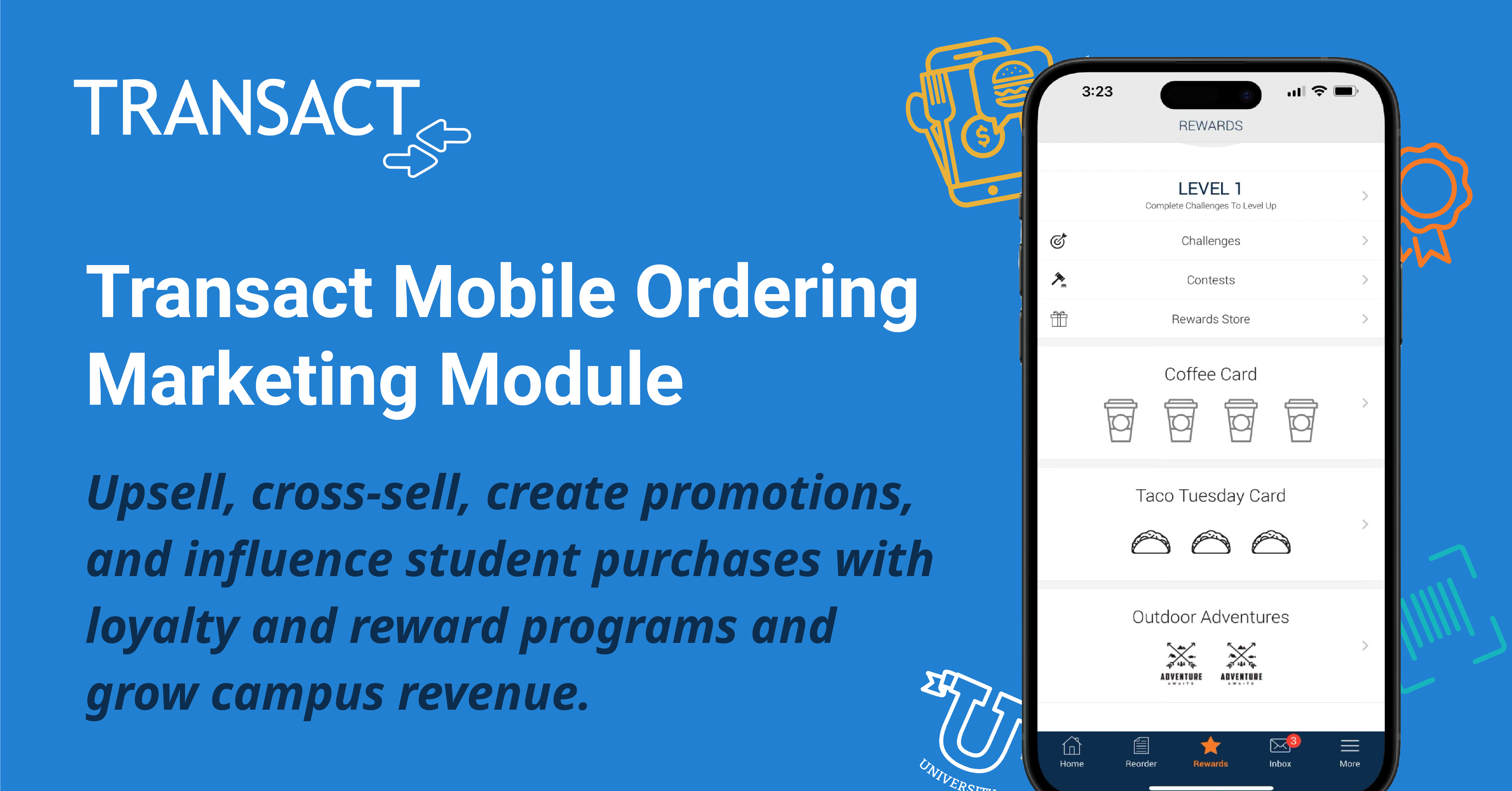 Grow Revenue with Transact Mobile Ordering Marketing Module
